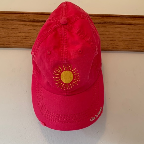 Life Is Good | Accessories | Life Is Good Womans Distressed Pink ...